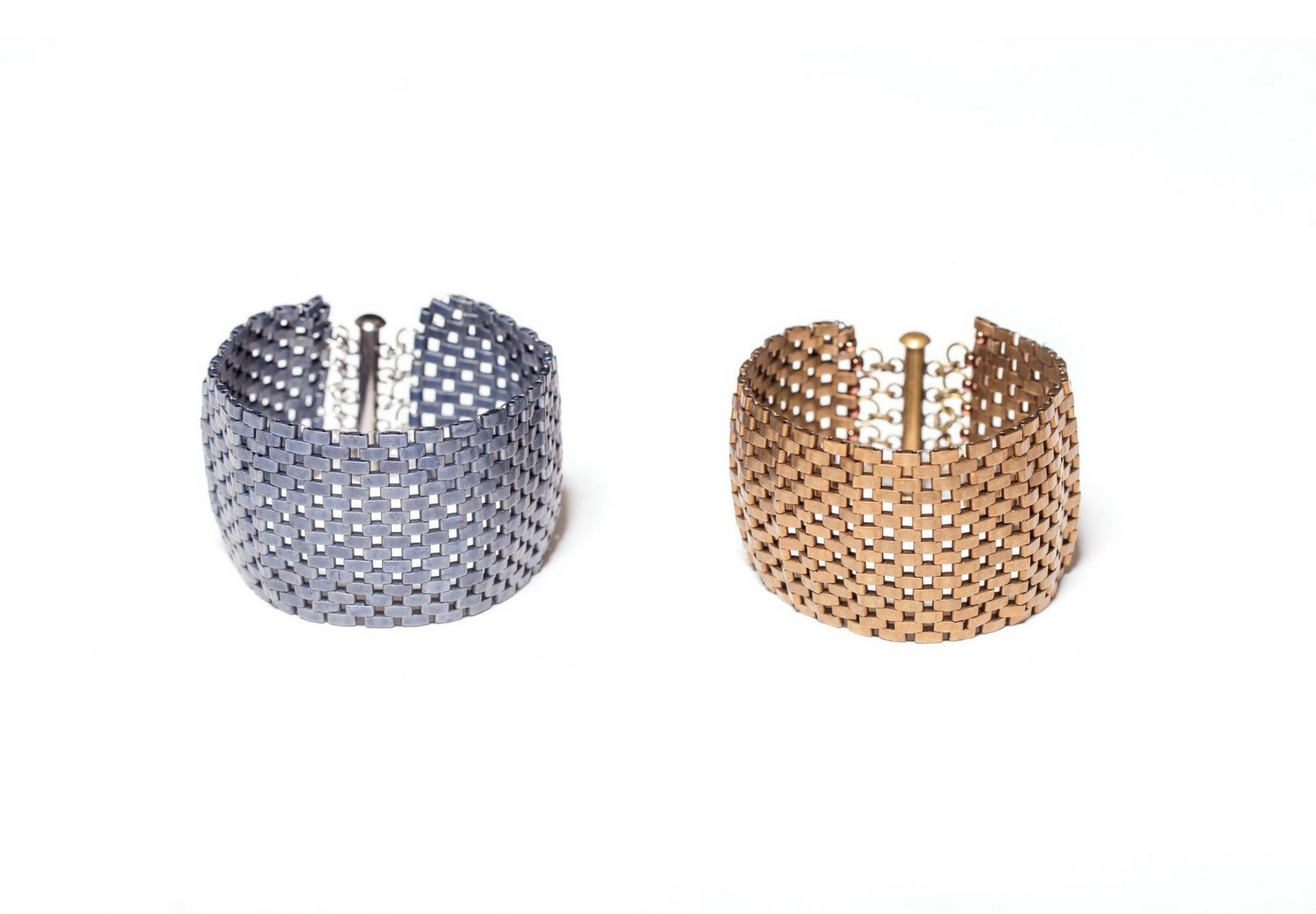 Half Tila Cuff Handsewn Bracelet – Emmis Jewelry